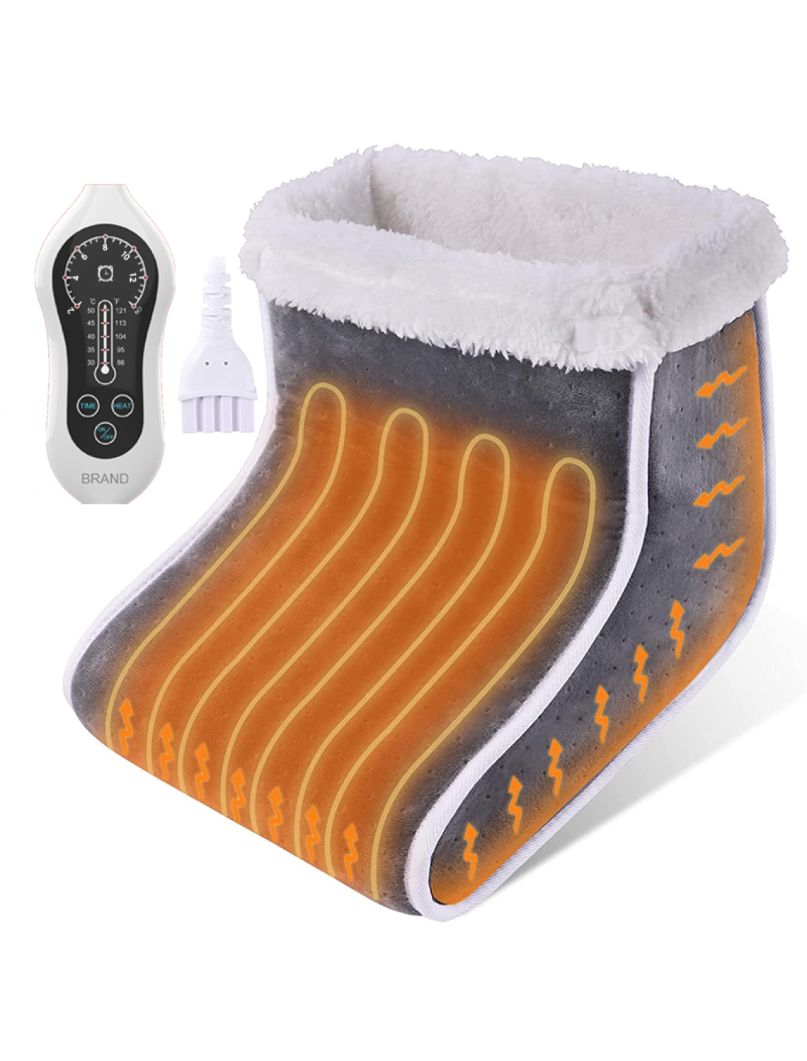 thermal-ideas electric dry moisture heating pad with timer 5 heat ...